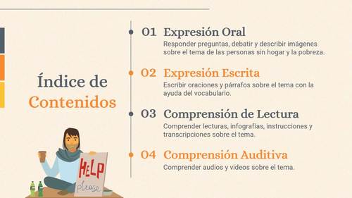 AP Spanish – La Pobreza y Las Personas sin Hogar (Práctica integral).