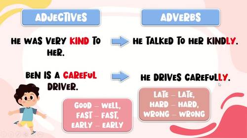 ADVERBS (Power Point Game) by Brainy Publishing | TpT