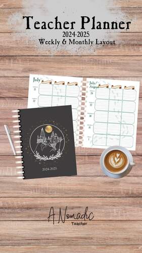 24-25 Harry Potter Weekly Planner | Teacher Weekly Planner | Printable ...