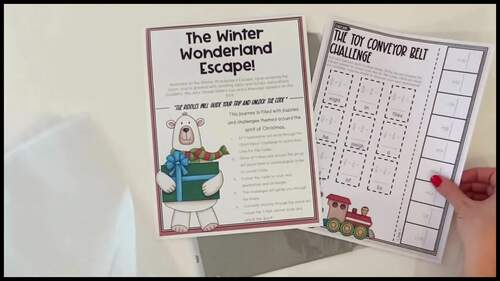 Christmas Math Escape Room, 4th and 5th Grade Levels, No Prep ...