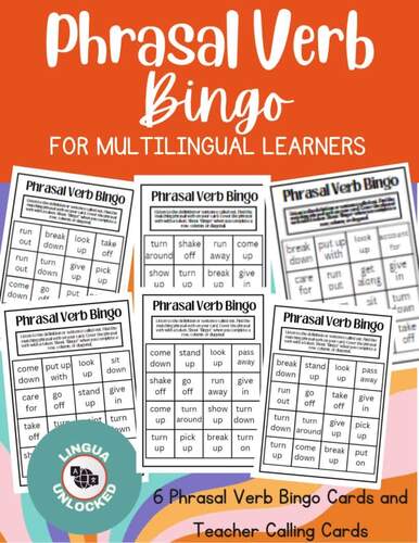 Phrasal Verb Bingo: Engaging Classroom Activity for ESL Learners