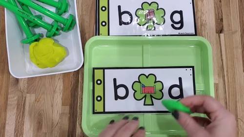 St. Patrick's Missing Sound CVC SMASH Cards - Morning Work Tubs, Centers