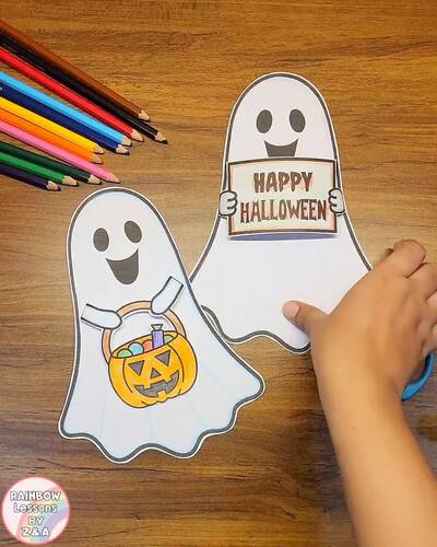 Halloween Craft Kindergarten | Halloween Craft Activity | Halloween ...