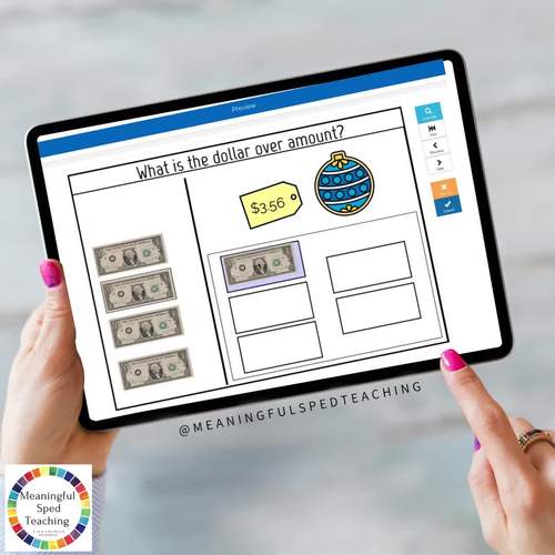 Christmas Life Skills Next Dollar Up Math Boom Cards™ | TPT