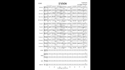S'Vivon (Spin, Dreidel, Spin!) for Jazz Ensemble Gr 3 by Roger Fletcher ...