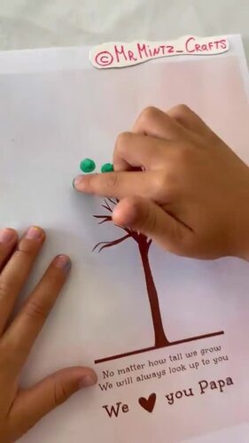 Fingerprint Family Tree For Father's Day by Mr Mintz Crafts | TPT