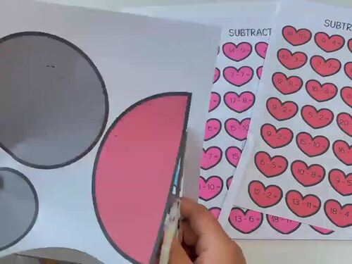 Love Bug Subtraction Craft | Lovebug Math Craft | TPT