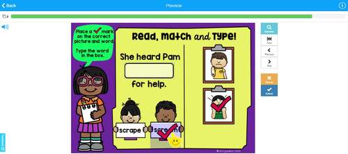 20 CARD BEGINNING TRIGRAPHS READ, MATCH and TYPE BOOM cards™ by Mrs Graders