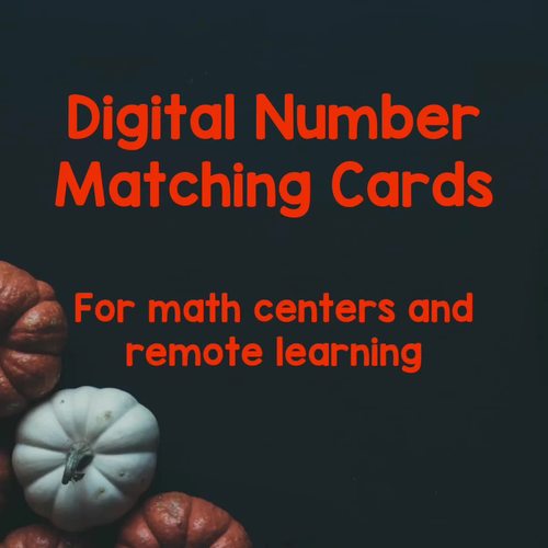 Boom Cards Halloween Number Matching 1-10 Ten Frames by Sweet Sensations