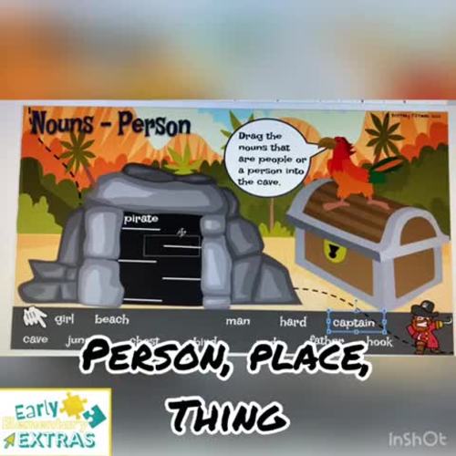 Grammar BUNDLE - Nouns, Verbs, Adjectives, Adverbs Games Google Slides™