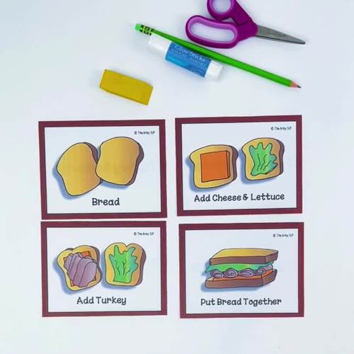 Sequencing Activity Packet 2 by The Artsy SLP | TPT