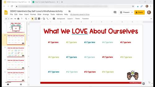 Valentine's Day Activity in Google Slides | Virtual Valentine's Day ...