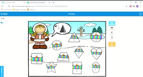 BOOM CARDS WINTER: Shape identification- Snowmen geometry -Distance ...