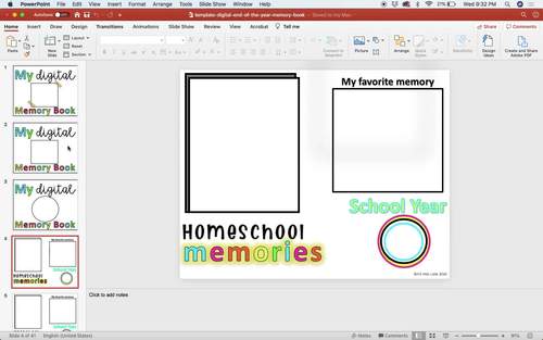 Digital | Memory Book| End of the Year by Its Miss Lane | TpT