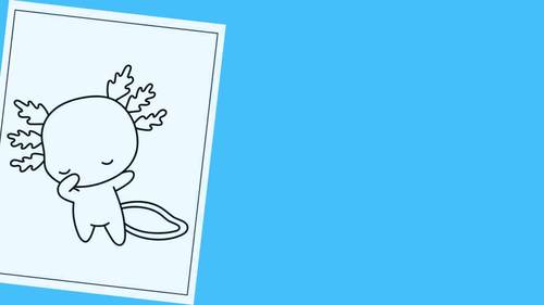 Axolotl Coloring Book Vol 2 by Felixes | TPT