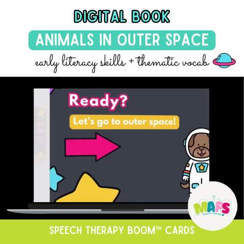 Animals in Outer Space | Boom™ Cards Interactive Digital Book | TPT