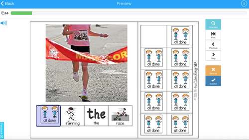 Core Word Interactive Book - ALL DONE | AAC | BOOM CARDS™ | TPT