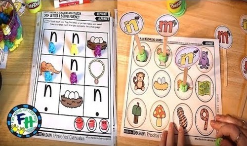 VIDEO | Preschool Alphabet Activities Letters M & N by Fun Hands-on ...