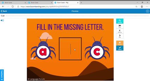 Lowercase Letter Sequencing Halloween Boom Cards Alphabet Sequence