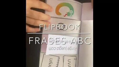 FLIPBOOK - todas las letras del abecedario by Magic Languages | TPT
