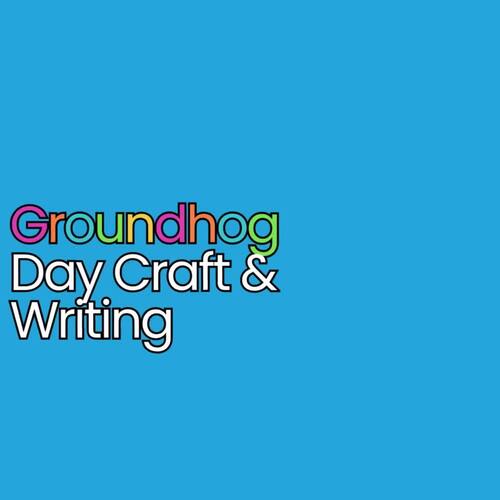 Groundhog Day Craft Preschool | Cut and Paste Groundhog Writing | TPT
