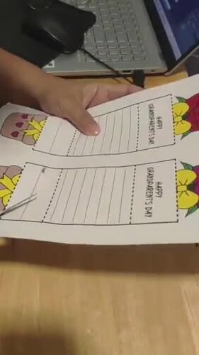 Grandparent's Day Craft, Grandparents Day Invitation Card Crafts and ...