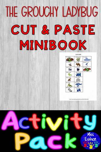 The Grouchy Ladybug 10 Resource Activity Pack - BOOM CARDS BONUS by ...