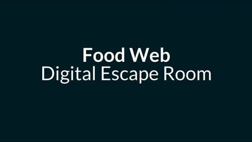 Food Web and Food Chain Digital Escape Activity for MS using Boom Cards