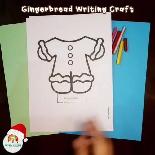 Gingerbread Man Writing Craft | Gingerbread Man Activities ...