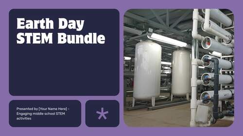 Earth Day STEM Bundle | Water Filtration, Soil Testing & Shark Tank 6-8