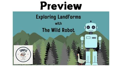 Exploring Landforms with The Wild Robot Canva by Second Grade Spark