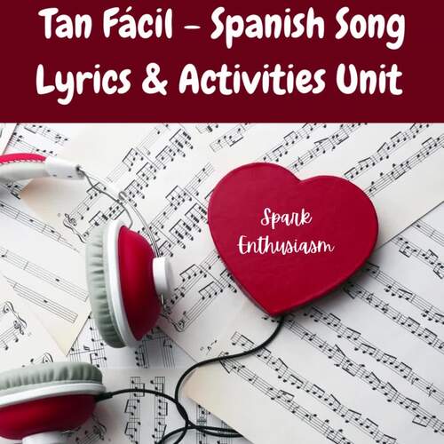 Tan Facil - Spanish Song Lyrics and Activities - CNCO | TPT