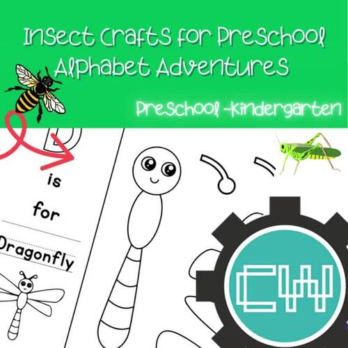 Insect Crafts for Preschool Alphabet Adventures Insect and Bug Printables