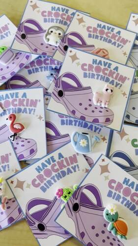 Student Birthday Gift Tags | Crockin' Birthday Tags by Hi Mrs B | TPT