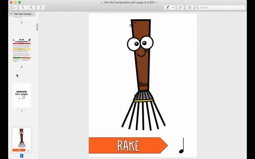Fall Into Composition | Lesson Plan by musicpluscoffee | TpT