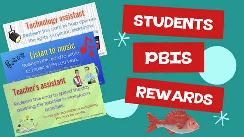 Students PBIS Rewards | Free Student Rewards by REDFISH Resources