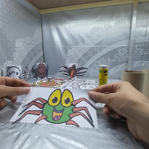 Spiders Toilet Paper Roll Craft | Fun and Easy Spider Craft for Kids