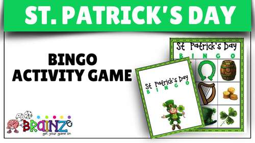 St Patricks Day Activities - Games Speech and Language Therapy Bingo