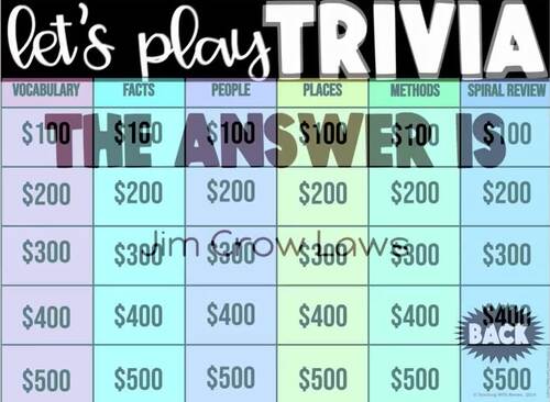 Unit 6 Topic 2-The Civil Rights Movement Review Game-Louisiana Standards