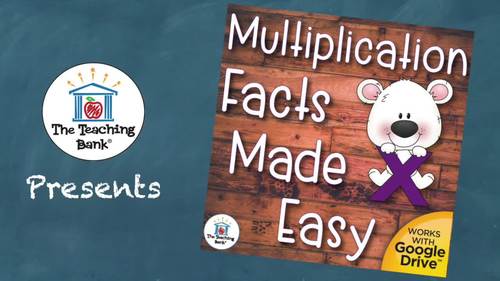 Multiplication Basic Facts Mastery Unit by The Teaching Bank | TpT