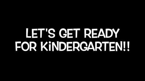 Let's Get Ready For Kindergarten! Learning to Write Our Letters A-L