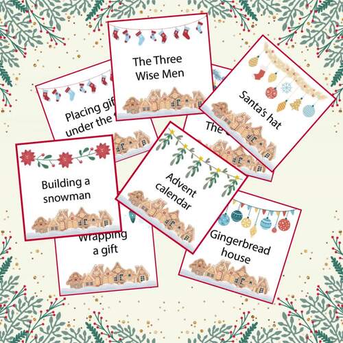 Christmas Charades Game - Christmas Activity - Holiday Party Game ...