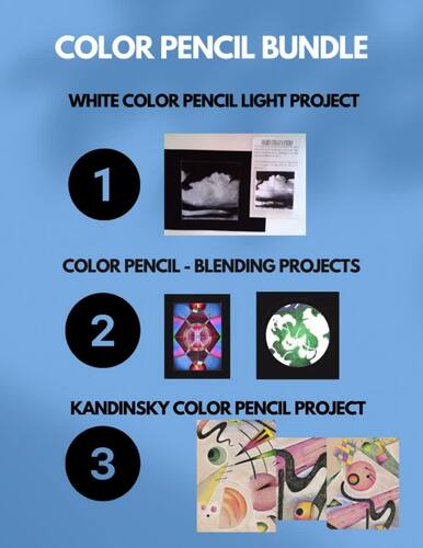 Color Pencil Art Lesson Bundle by ArtwithMrsMendi | TPT