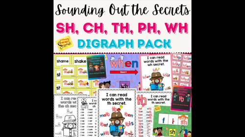 Decoding Digraphs! Sounding Out the Secrets w/Secret Stories® Phonics