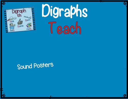 Digraphs Teach Practice & Assess Posters Games Worksheets & Assessments