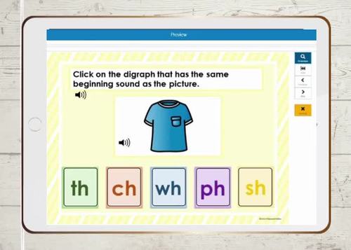 Beginning Digraphs: Match Digraphs to Pictures (BOOM CARDS) | TPT