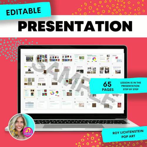 Roy Lichtenstein Pop ART LESSON 4 zip file download by Ms Hess' ART ROOM