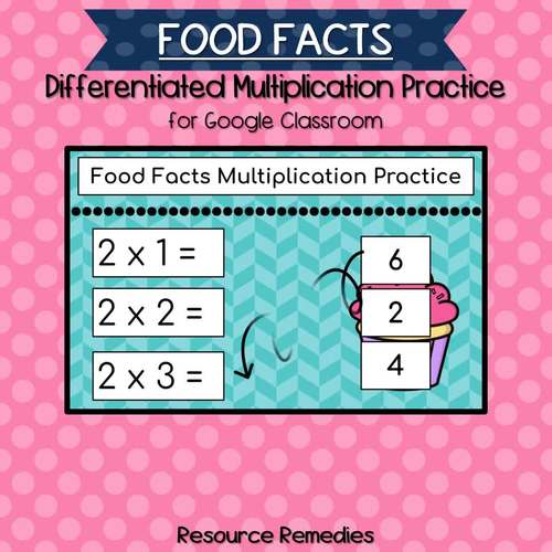 Differentiated Multiplication Practice for Google Classroom™ | Distance ...