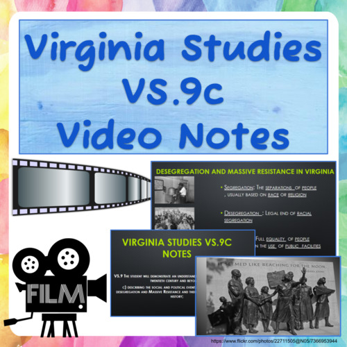 Virginia Studies VS.9c Notes Recording by Land of Learning by Laura