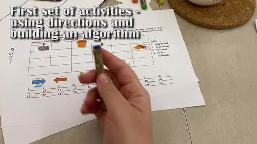 Unplugged Coding Algorithm Activities For How To Code A Sandcastle Summer Stem 7078